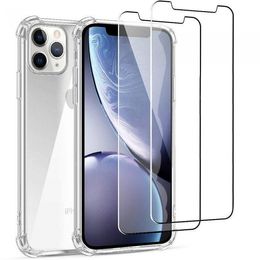 Hülle iPhone 11 Pro Max und 2 schutzfolien - TPU - Transparent