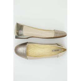 Geox Damen Ballerinas, gold, Gr. 35