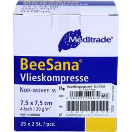 Brinkmann Medical VLIESSTOFF-KOMPRESSEN steril 7,5x7,5 cm 4fach 25X2 St