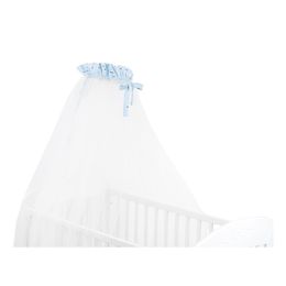 Kikkaboo Babybetthimmel Bear with me 200 x 500 cm, Baldachin, Insektenschutz blau