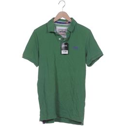 Superdry Herren Poloshirt, grün, Gr. 56