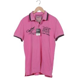 CAMP DAVID Herren Poloshirt, pink, Gr. 52