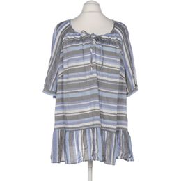 Ulla Popken Damen Bluse, blau, Gr. 54