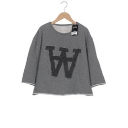 Wood Wood Damen Sweatshirt, grau, Gr. 38