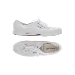 Superga Damen Sneakers, weiß, Gr. 43