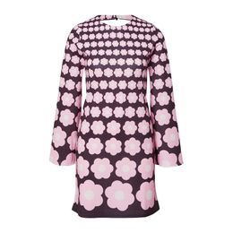 Warehouse Kleid Damen Größe 46 rosa / schwarz / weiß Winterkleid