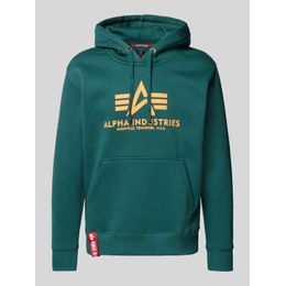 Alpha Industries Hoodie mit Label-Print