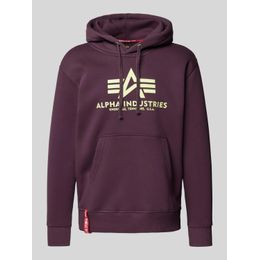 Alpha Industries Hoodie mit Label-Print