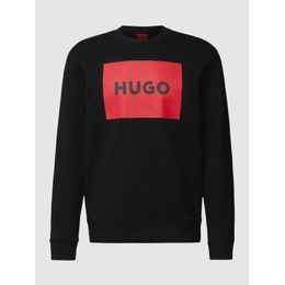 Hugo Sweatshirt mit Label-Print Modell 'Duragol'