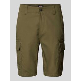 Dickies Regular Fit Cargoshorts mit Gitterkaro Modell 'MILLERVILLE'