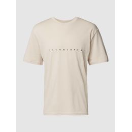 Jack & Jones T-Shirt mit Label-Print Modell 'STAR'