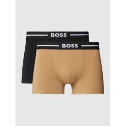 BOSS Trunks mit elastischem Logo-Bund im 3er-Pack