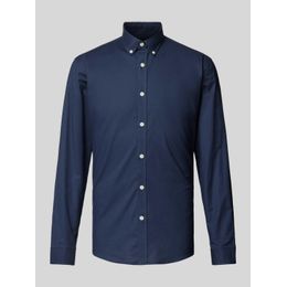 LINDBERGH Slim Fit Freizeithemd mit Button-Down-Kragen Modell 'Oxford'