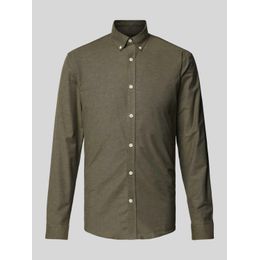 LINDBERGH Slim Fit Freizeithemd mit Button-Down-Kragen Modell 'Oxford'