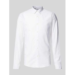 LINDBERGH Slim Fit Freizeithemd mit Button-Down-Kragen Modell 'Oxford'