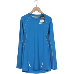 asics Herren Langarmshirt, blau, Gr. 46