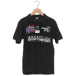 Napapijri Herren Poloshirt, schwarz, Gr. 48