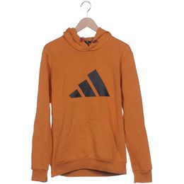 Adidas Damen Kapuzenpullover, orange, Gr. 38