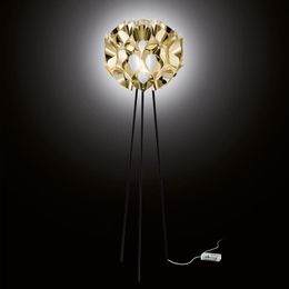 Slamp FLORA Stehleuchte mit Dimmer, FLOFM00GLD00000000EU,