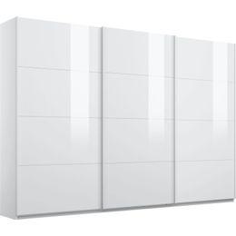 Schwebetürenschrank Rauch "Kleiderschrank Schrank Garderobe TOPSELLER OTELI inkl. Inneneinteilung" Schränke Gr. B/H/T: 271 cm x 229 cm x 62 cm, weiß (weiß, hochglanz weiß) mit 3 Innenschubladen sowie zusätzlichen Einlegeböden MADE IN GERMANY