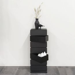 Kommode SPINDER DESIGN "JOEY 7", schwarz, B:37cm H:98,5cm T:26cm, Stahl, Sideboards, Stahlschuhschrank und Aufbewahrungsschrank in 1