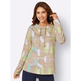 Sweatshirt Inspirationen Gr. 42, bunt (mint, sand, bedruckt) Damen Sweatshirts