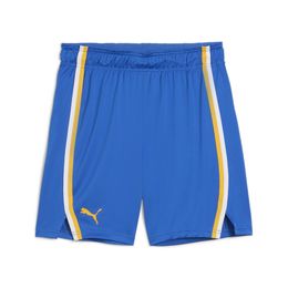 Shorts Puma "Maccabi Game Basketballshorts Herren" Gr. L, Normalgrößen, blau (nautical blue) Herren Hosen