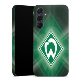 DeinDesign Galaxy A55 5G Handy Premium Case Smartphone Handyh&uuml;lle Schutzh&uuml;lle matt Sv Werder Bremen Coat Of Arms Official Licensed Product Premium Case