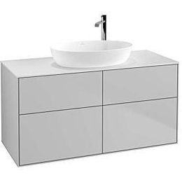 Villeroy & Boch Villeroy und Boch Finion Waschtischunterschrank G91100GJ 120x60,3cm, Emotion, Abdeckplatte white matt, Light grey matt