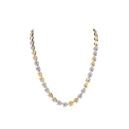 J Classics Silberkette Zirkon-Silbercollier (de Melo), weiß
