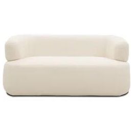 2-Sitzer DOMO collection "800012" Sofas Gr. B/H/T: 160cm x 71cm x 86cm, Flausch, beige (creme) Formschöner 2-Sitzer