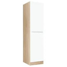 Seitenschrank KOCHSTATION "KS-Eton", weiß (weiß matt), B:50cm H:200cm T:60cm, Schränke
