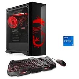 CSL Gaming-PC "HydroX V29577 MSI Dragon Advanced Edition" Computer Gr. Microsoft Windows 11 Home (64 Bit), 32 GB RAM 2000 GB SSD, schwarz