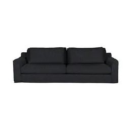 Big-Sofa furninova "Grande Double Day LC" Sofas Gr. B/H/T: 266cm x 84cm x 105cm, Struktur grob, blau abnehmbarer Hussenbezug, im skandinavischen Design, Breite 266 cm