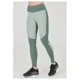 Trainingstights Endurance "Flolia" Gr. 36, EURO-Größen, grün, Damen, 72% Nylon, 28% Elasthan, mehrfarbig, Hosen, mit Quick Dry-Funktion