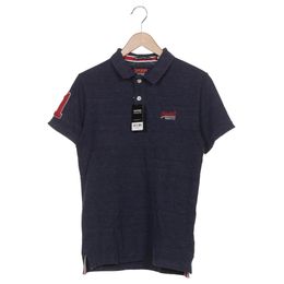 Superdry Herren Poloshirt, marineblau, Gr. 48