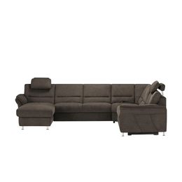 meinSofa Wohnlandschaft Donald ¦ braun ¦ Maße (cm): B: 335 H: 89 T: