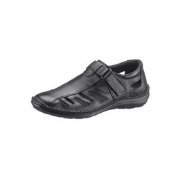 airsoft comfort+ Herren Klettschuh mit seitlichen Netzeins&auml;tzen, schwarz, Gr&ouml;&szlig;e 45