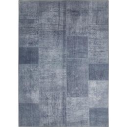 ANDIAMO - luxor Living Teppich Punto blau-grau, 120 x 170 cm modische Teppiche