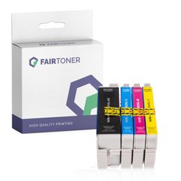 FairToner 4er Multipack Set Kompatibel f&uuml;r Epson Workforce Pro WF-4740 DTWF (35XL) Druckerpatronen