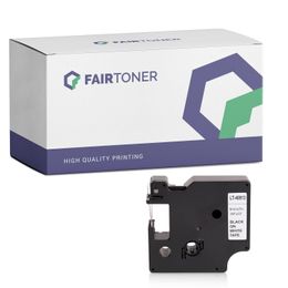 FairToner Kompatibel für Dymo 40913 / S0720680 Schriftband Schwarz auf Weiss