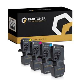 FairToner Premium 4er Multipack Set Kompatibel f&uuml;r Kyocera TK-5230 Ecosys P 5021 Series Toner