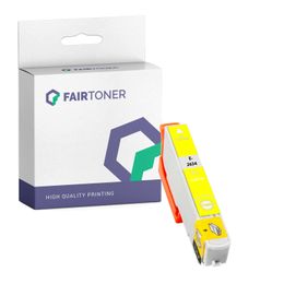 FairToner Kompatibel für Epson C13T26344012 / 26XL Druckerpatrone Gelb