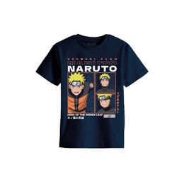 name it T-Shirt 'Jail' Jungen Größe 146/152 marine / gelb / orange / weiß