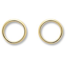 Paar Ohrhänger ONE ELEMENT "Kreis Ohrringe Ohrstecker aus 333 Gelbgold" Gr. Damen, Gelbgold 333, goldfarben (gold) Damen Gold Schmuck Kreis