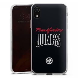 DeinDesign iPhone Xr Handy Silikon H&uuml;lle Case transparent Handyh&uuml;lle Eintracht Frankfurt Sge Official Licensed Product Silikon Case