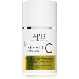 Apis Natural Cosmetics Re-Vit C Home Care feuchtigkeitsspendende Nachtcreme gegen Falten 50 ml