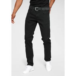 Slim-fit-Jeans Replay "Anbass Superstretch" Gr. 30, Länge 32, schwarz (black) Herren Jeans