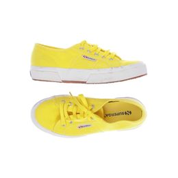 Superga Damen Sneakers, gelb, Gr. 38