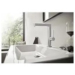 Hansgrohe Finoris 230 Waschtischarmatur 76060000 mit Schwenkauslauf und Push-Open Ablaufgarnitur, chrom